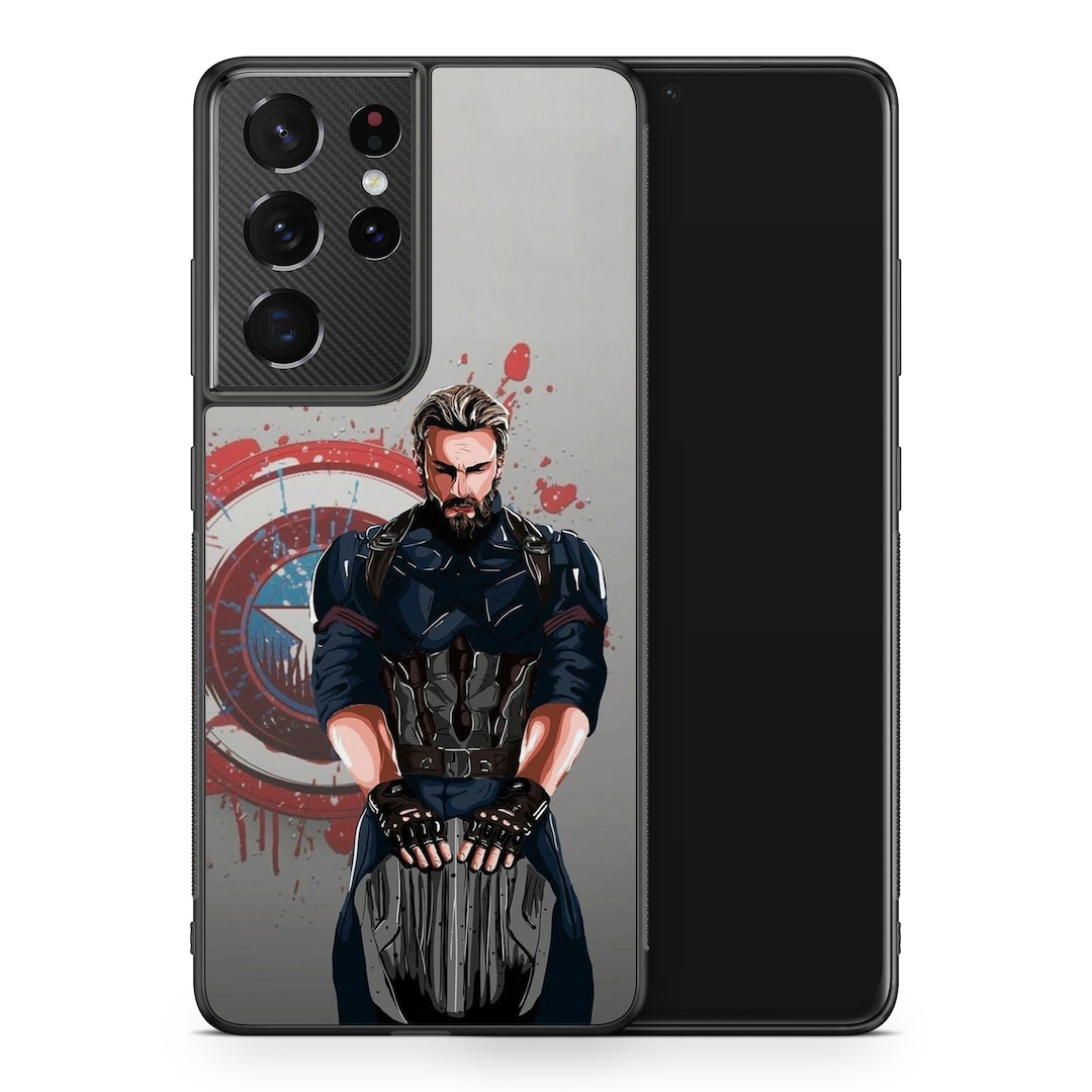 Captain America Galaxy S23 Ultra Case Marvel Galaxy S23 Shell Galaxy ...