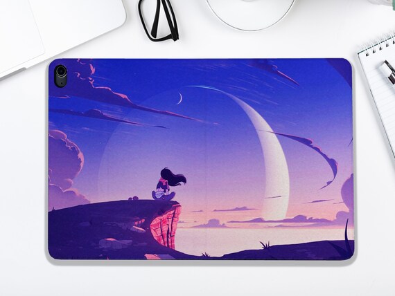 Ipad Case With Pencil Holder Anime Girl Ipad Pro 12.9 Inch - Etsy