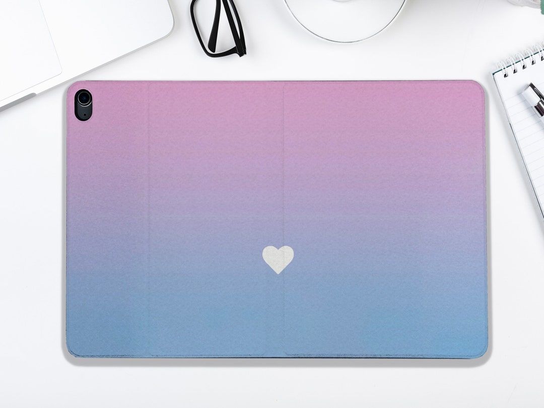 IPad Case With Pencil Holder Pink Heart iPad Mini 6 Case iPad Pro 12.9 ...
