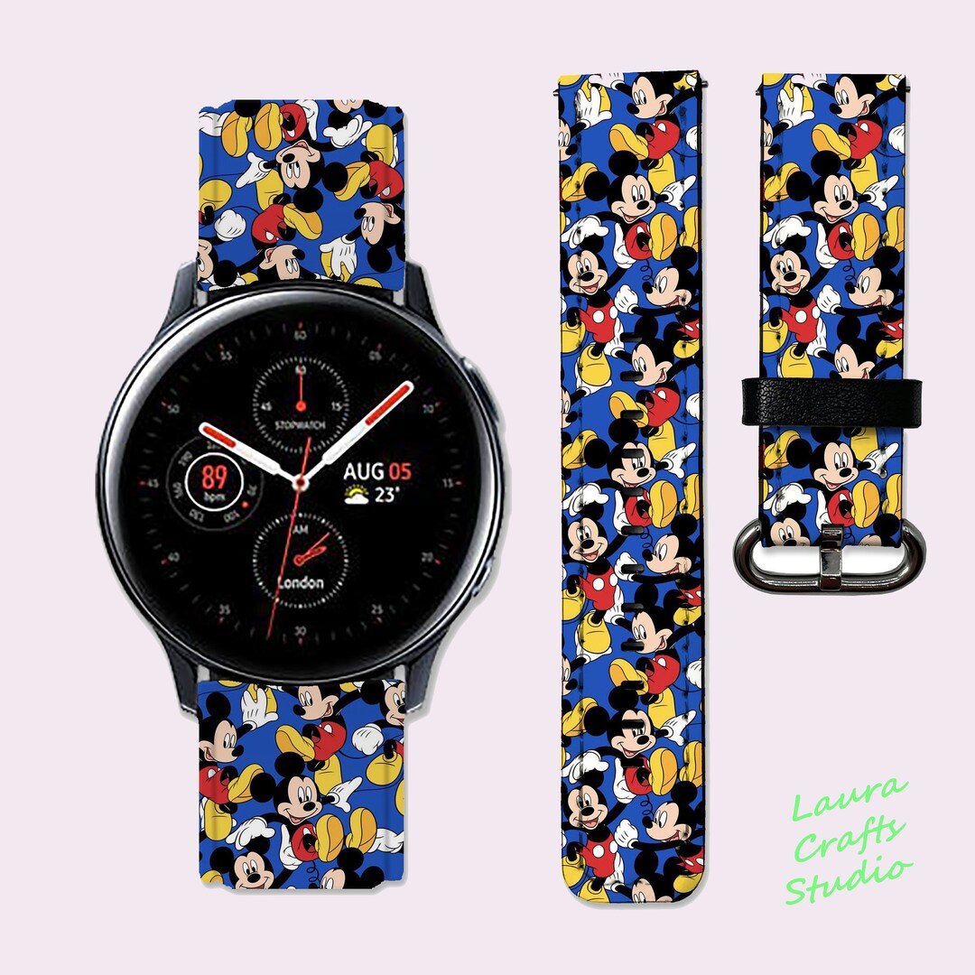 Minnie Mouse Galaxy Galaxy Watch4 Band Disney Samsung Watch 5 Band ...