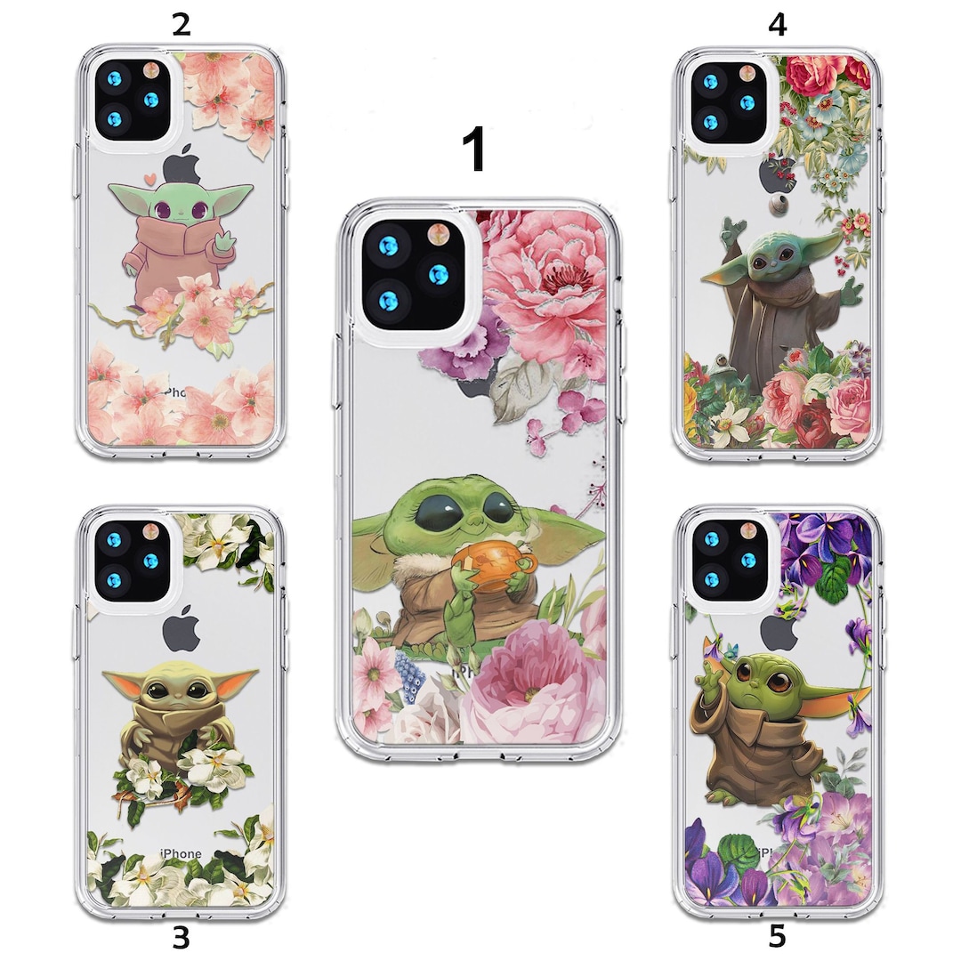 Baby Yoda iPhone 15 Pro Max Case Mandalorian Acrylic Case Galaxy S23 ...