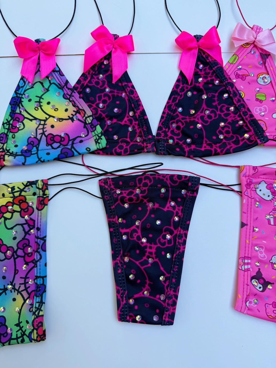 Cute Kitty and Friends Microkini Set - Etsy