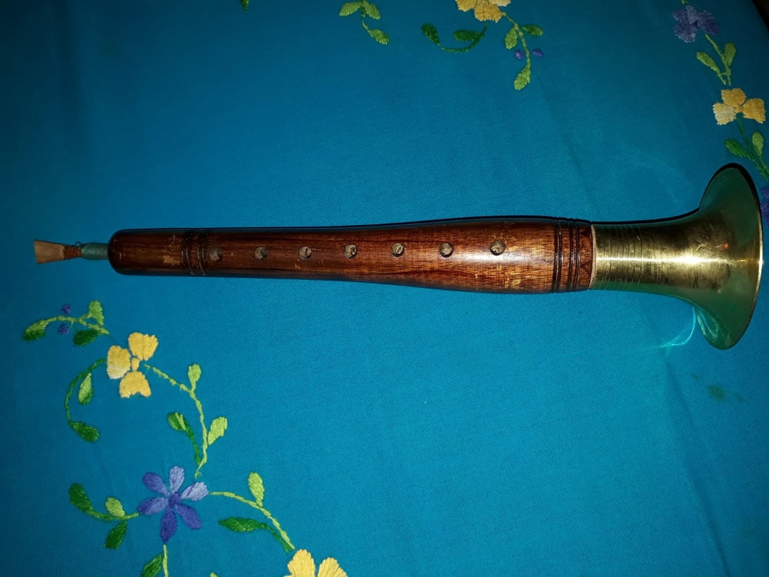 Pure Teakwood Indian Shehnai With Extra Reed Made in Benaras - Etsy