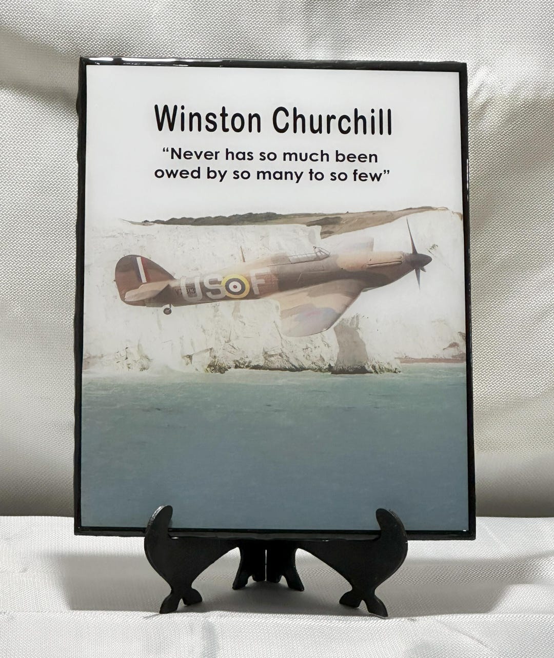 Handcrafted WWII Memorial Plaque - Tribute to the Battle of Britain and ...