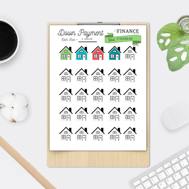 Personal Finance Coloring Sheet Bundle Printable | Savings Challenge ...