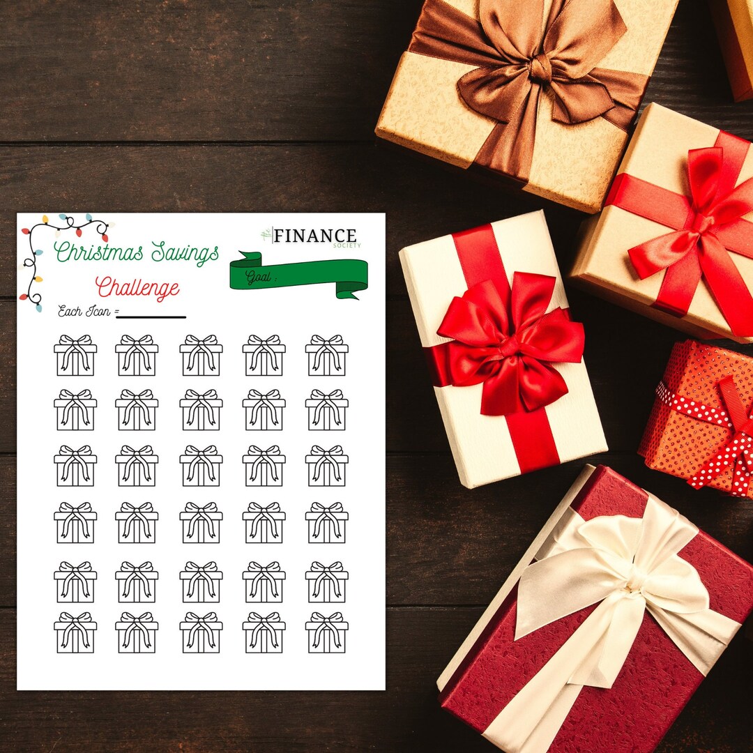 Christmas Savings Coloring Sheet Printable - Etsy