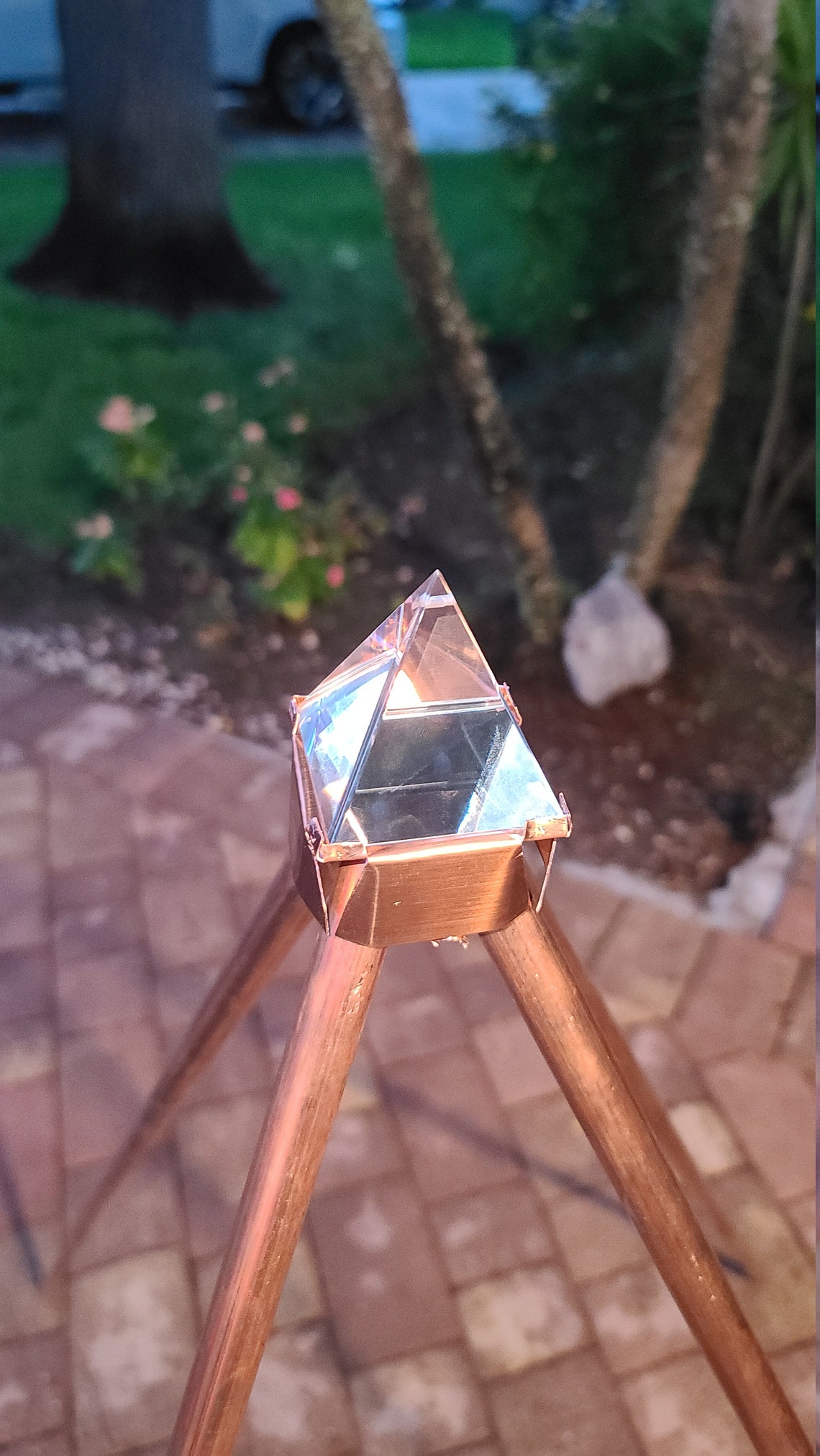 Crystal Pyramid Top for YOUR OWN GIZA Copper Meditation - Etsy