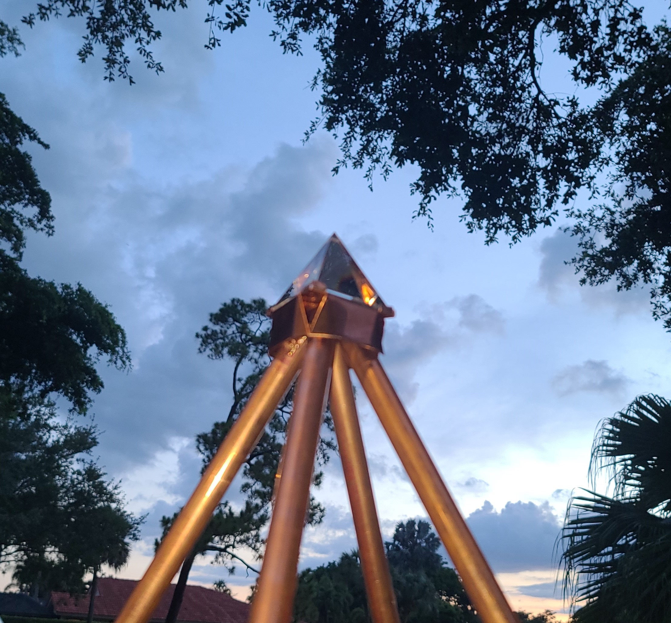 Crystal Pyramid Top for YOUR OWN GIZA Copper Meditation - Etsy