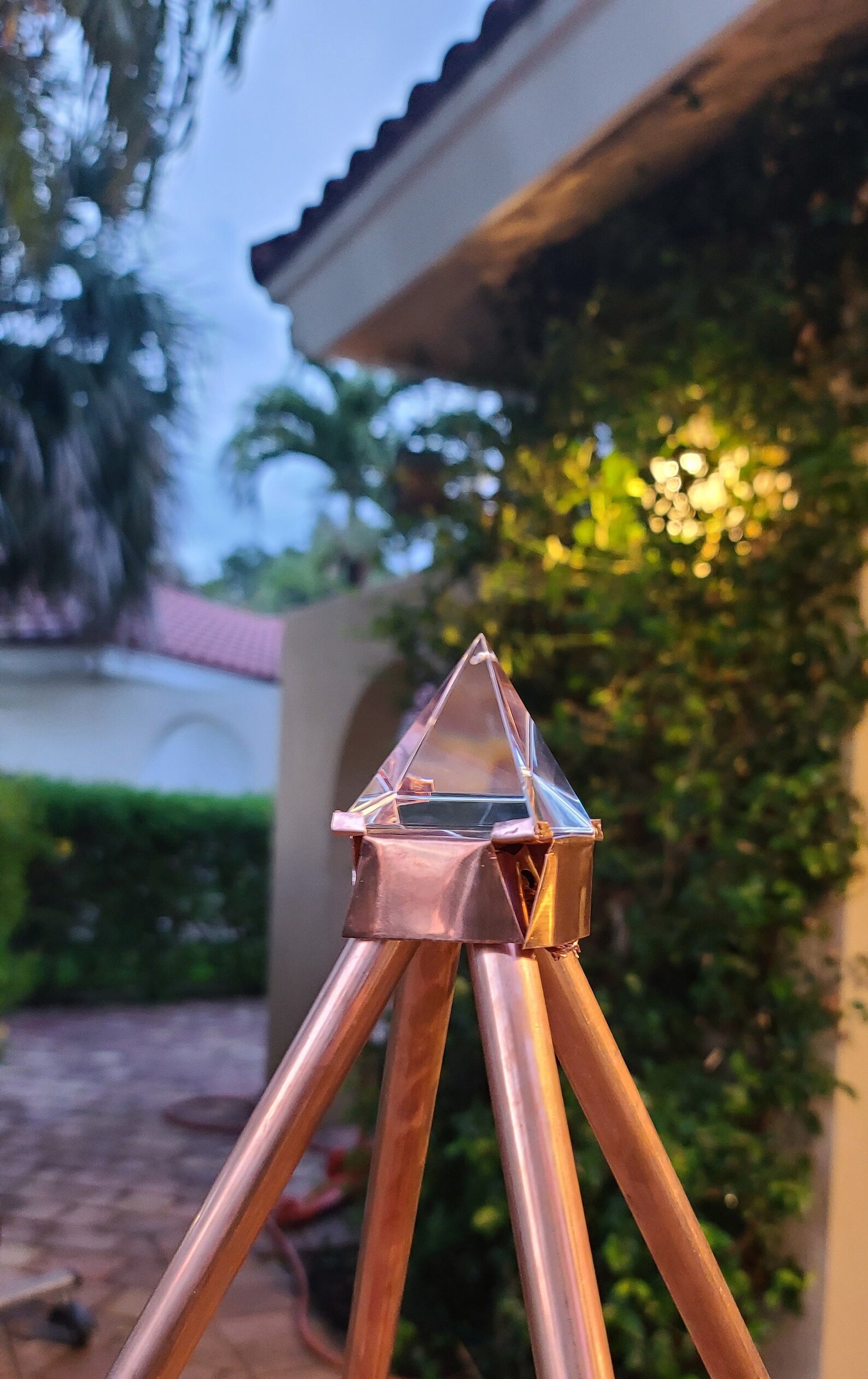 Crystal Pyramid Top for YOUR OWN GIZA Copper Meditation - Etsy