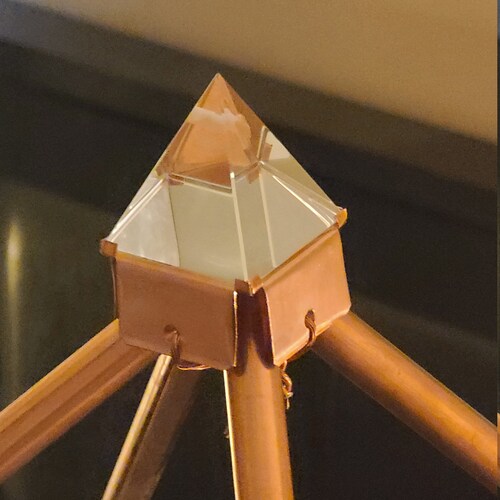 Copper Energy Pyramid for Meditation Healing Wood Copper - Etsy