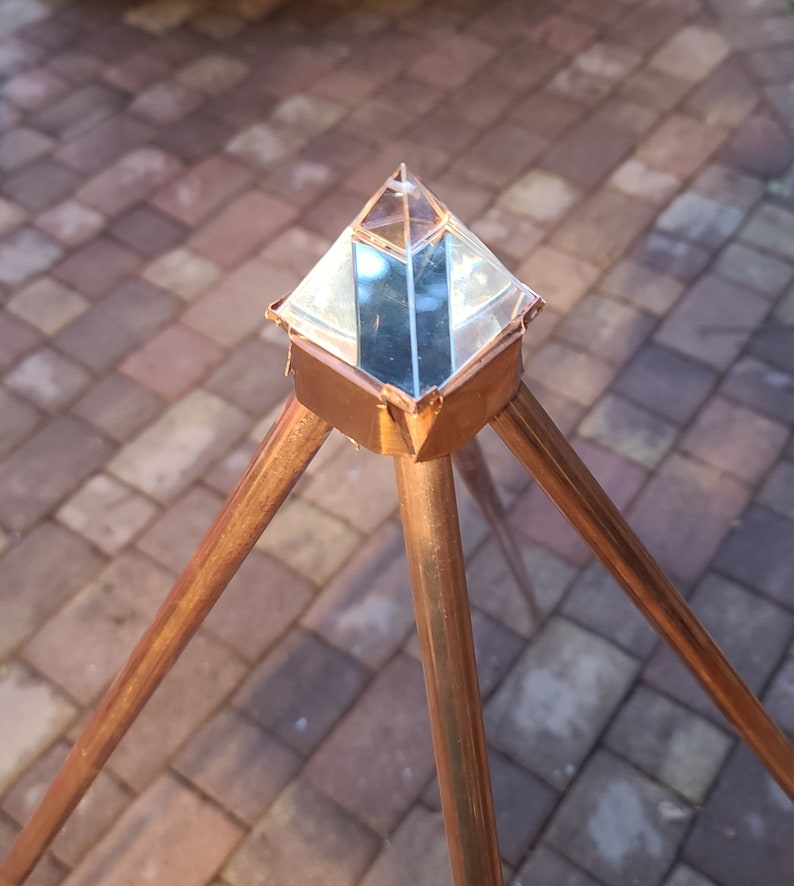 Crystal Pyramid Top for YOUR OWN GIZA Copper Meditation | Etsy