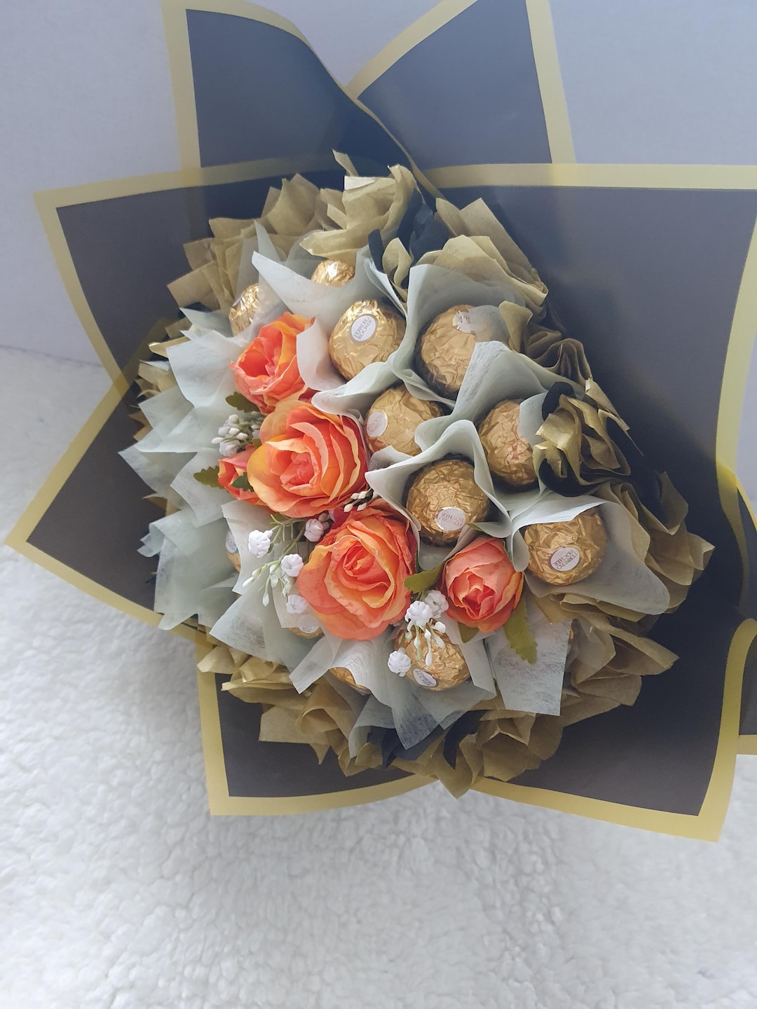 Luxury Chocolate, Ferrero Rocher,rose Bouquet Gift ,for Wedding Favor ...