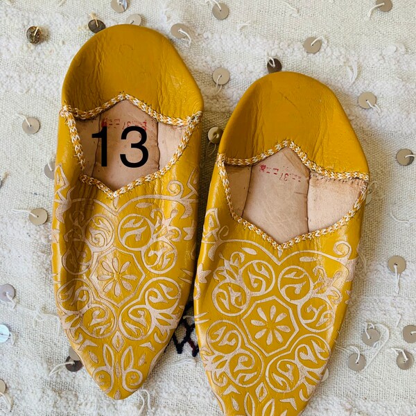 Moroccan Slippers - Etsy