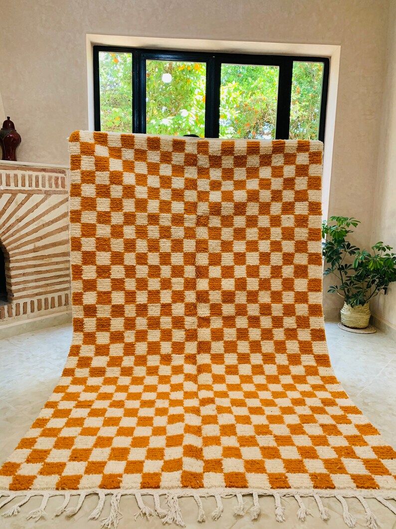 Checkered Rug checkerboard Rug Checkered Area Rug checkered - Etsy