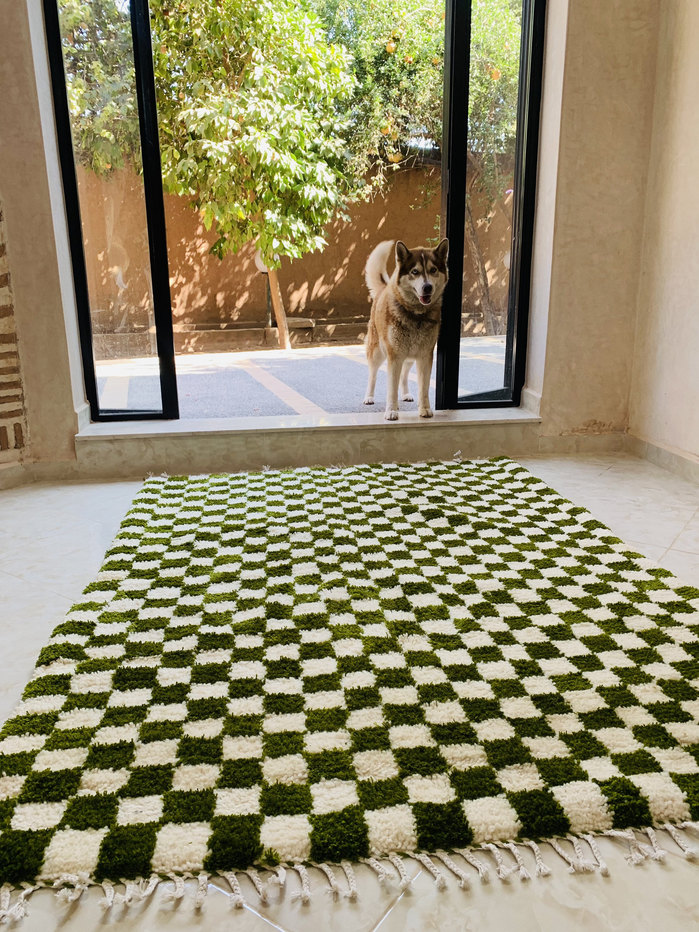 Checkered Rug - Etsy