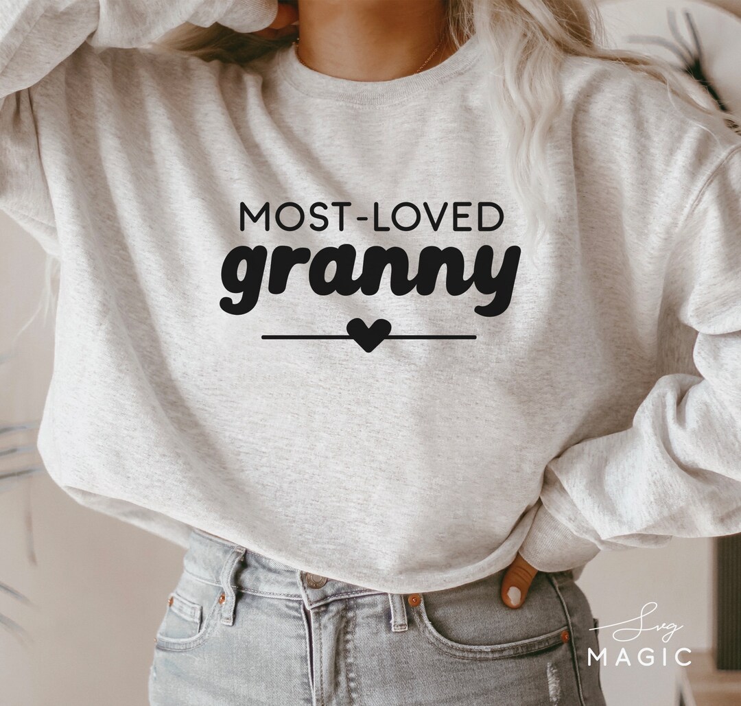 Most Loved Granny SVG Granny Life Svg Grandma Svg Blessed - Etsy Finland