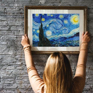 Van Gogh the Starry Night Printable Download - Etsy Canada