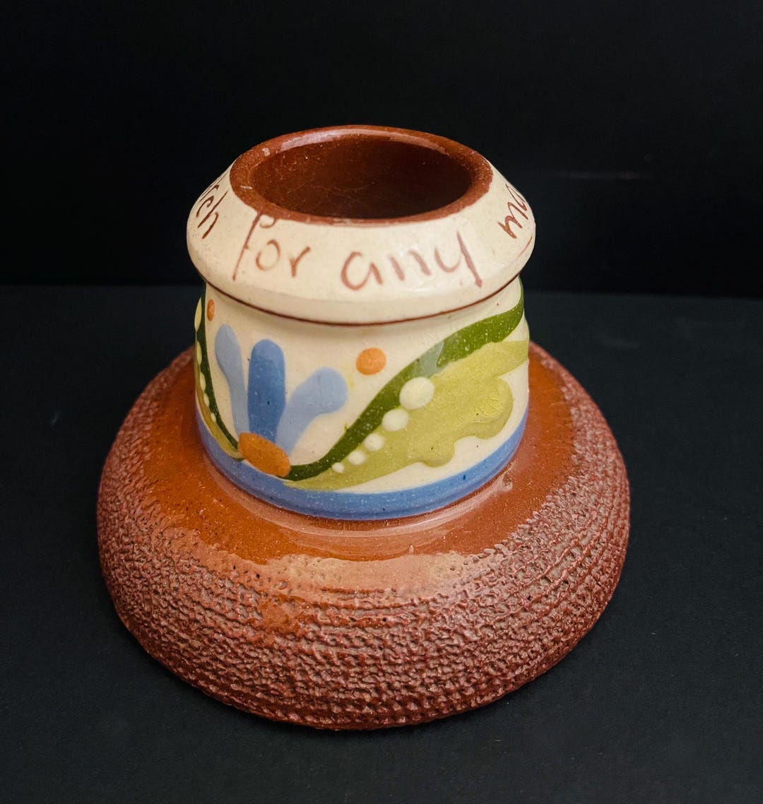 Vintage Aller Vale Motto Ware Match Striker, Table Vesta, Match Holder ...