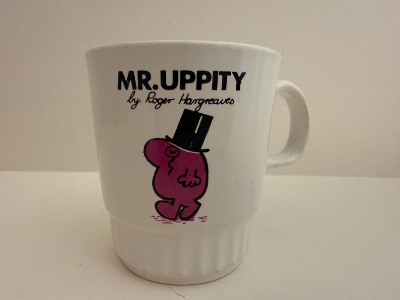Vintage 1980’s Mr Uppity, Mr Men Series Mug - Etsy Canada