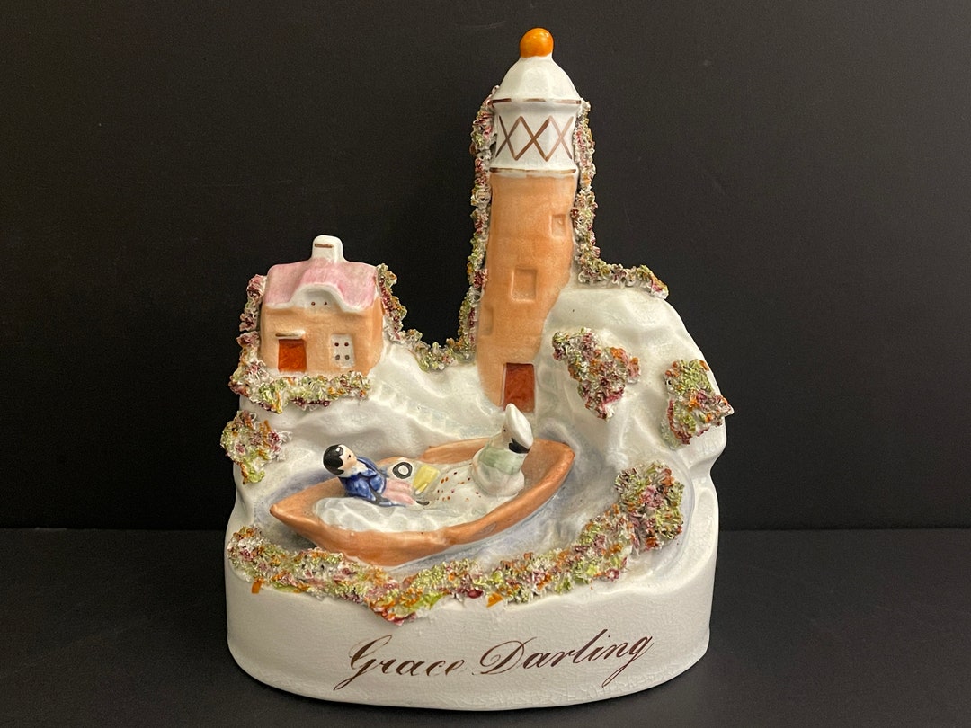Rare* Antique Staffordshire Pottery Figure of “grace Darling” - Etsy