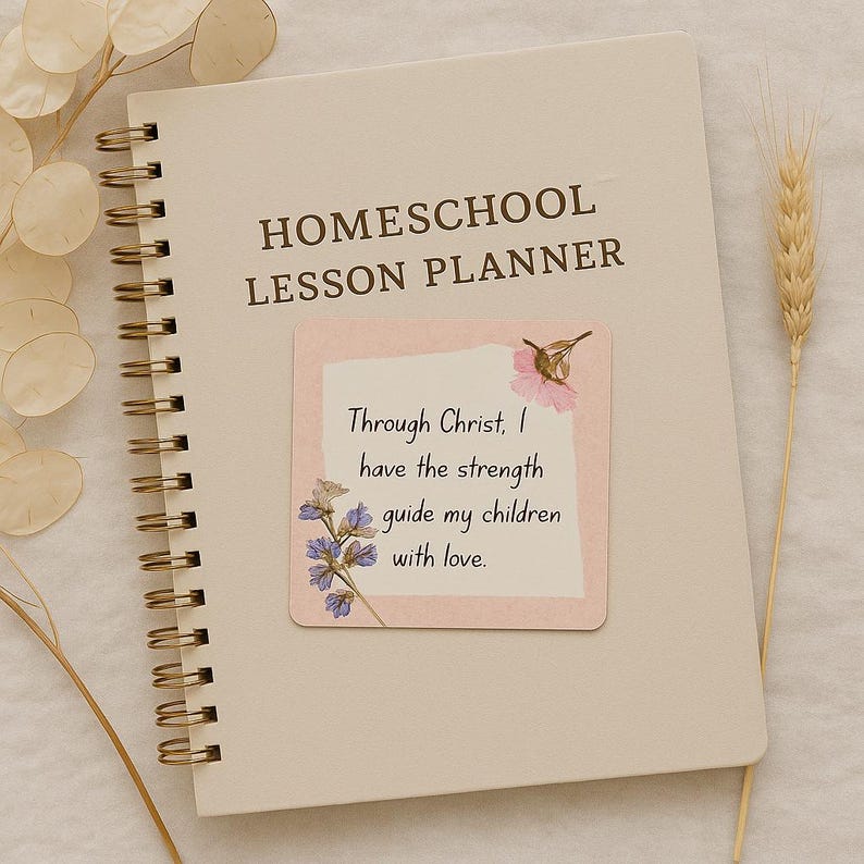 Christ-centered Affirmation Cards for Homeschool Moms (printable PDF ...