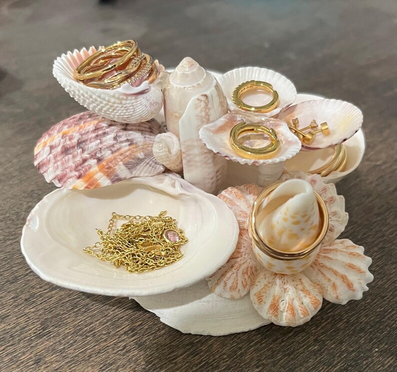 Shell Mermaid Jewelry Stand - Etsy