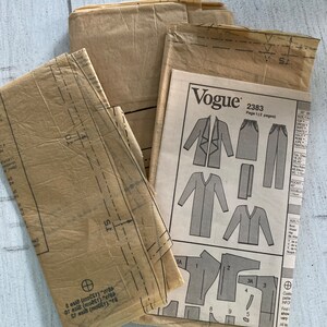 Vogue 2383 5 Easy Pieces Pattern Size 8 10 12 / 1989 / Misses Jacket ...