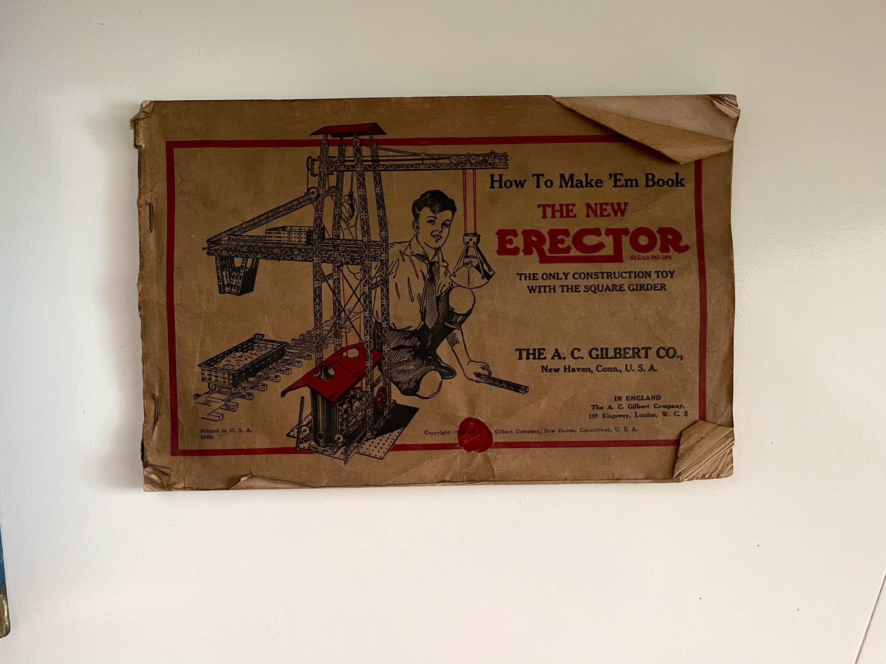 Erector Set Vintage Toy in Metal Case / 30s Original Pieces in - Etsy