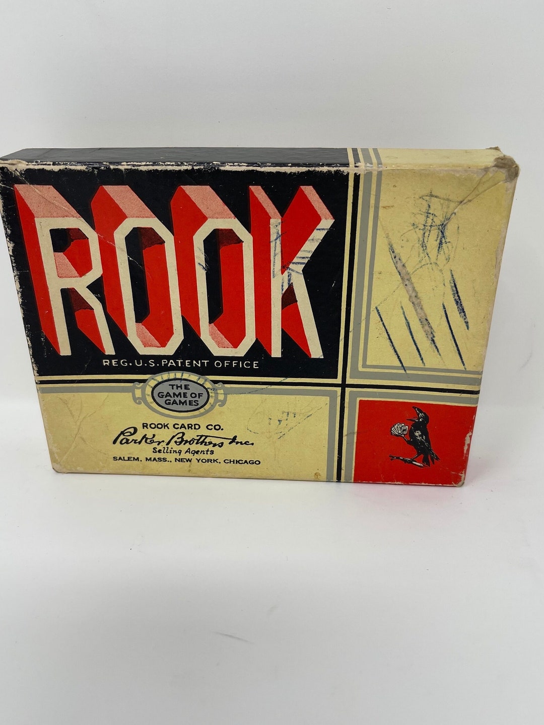 Rook Vintage Card Game 1943 / All Cards / Mixed Media Epherma 40s Game ...