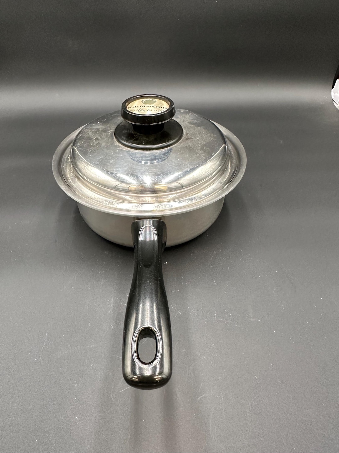 Lustrecraft 2 Quart Sauce Pan Pot & Lid Vintage Waterless Cookware ...