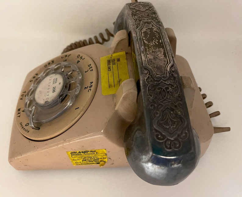 Bell System Western Electric Vintage Desk Phone With Rotary Dial and ...