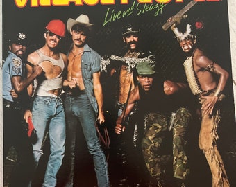 Village Peoplelive and Sleazy Vintage Vinyl Double Record Album, macho ...