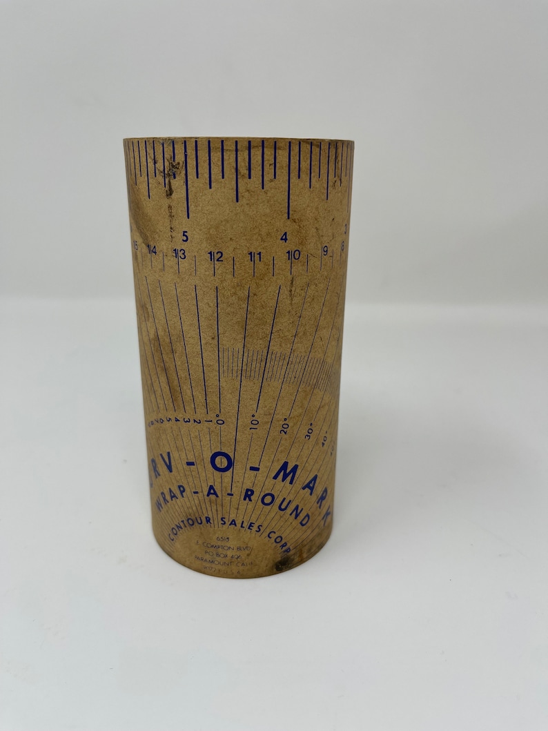 Curv O Mark Wrap a Round Meaure by Contour Sales Corp / Vintage ...