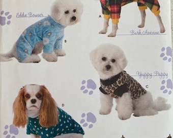 Simplicity 3939 Woofy Wear by Wendy Size A: S,M,L Dog Clothes New ...