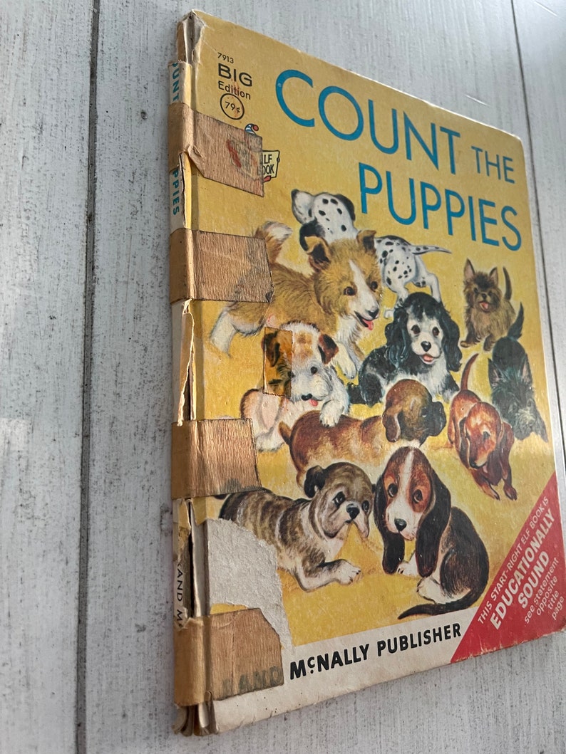 Count the Puppies Vintage 1966 Book / Carolyn Dee / Illustrated Mary ...