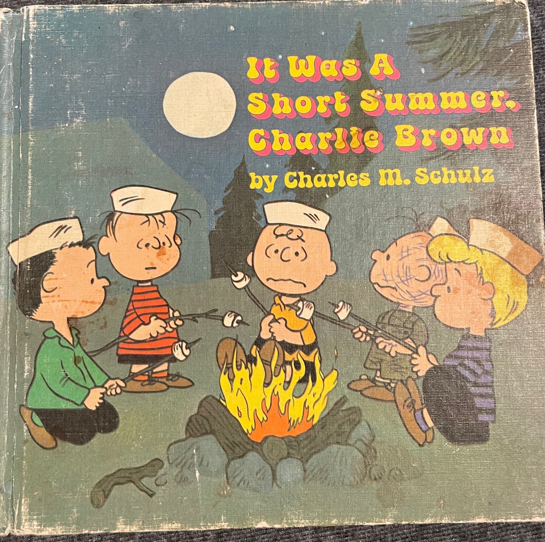 It Was A Short Summer, Charlie Brown Vintage Hardback Book / 1970 First ...