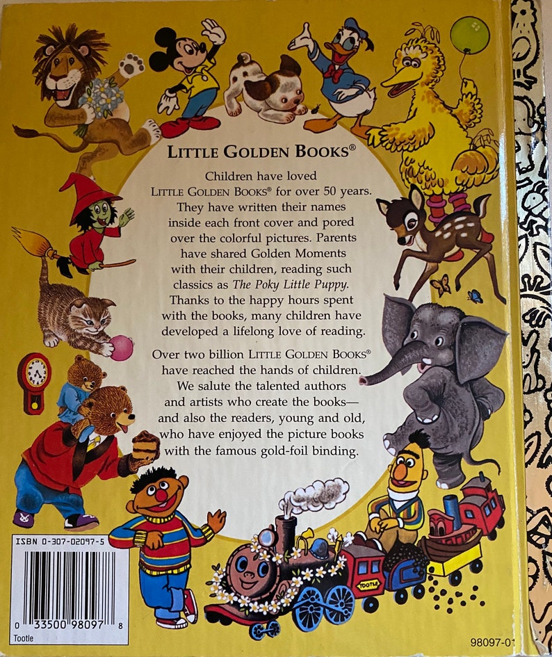 Tootle Little Golden Book Vintage Book / Children's Book / 1973 / Gold ...