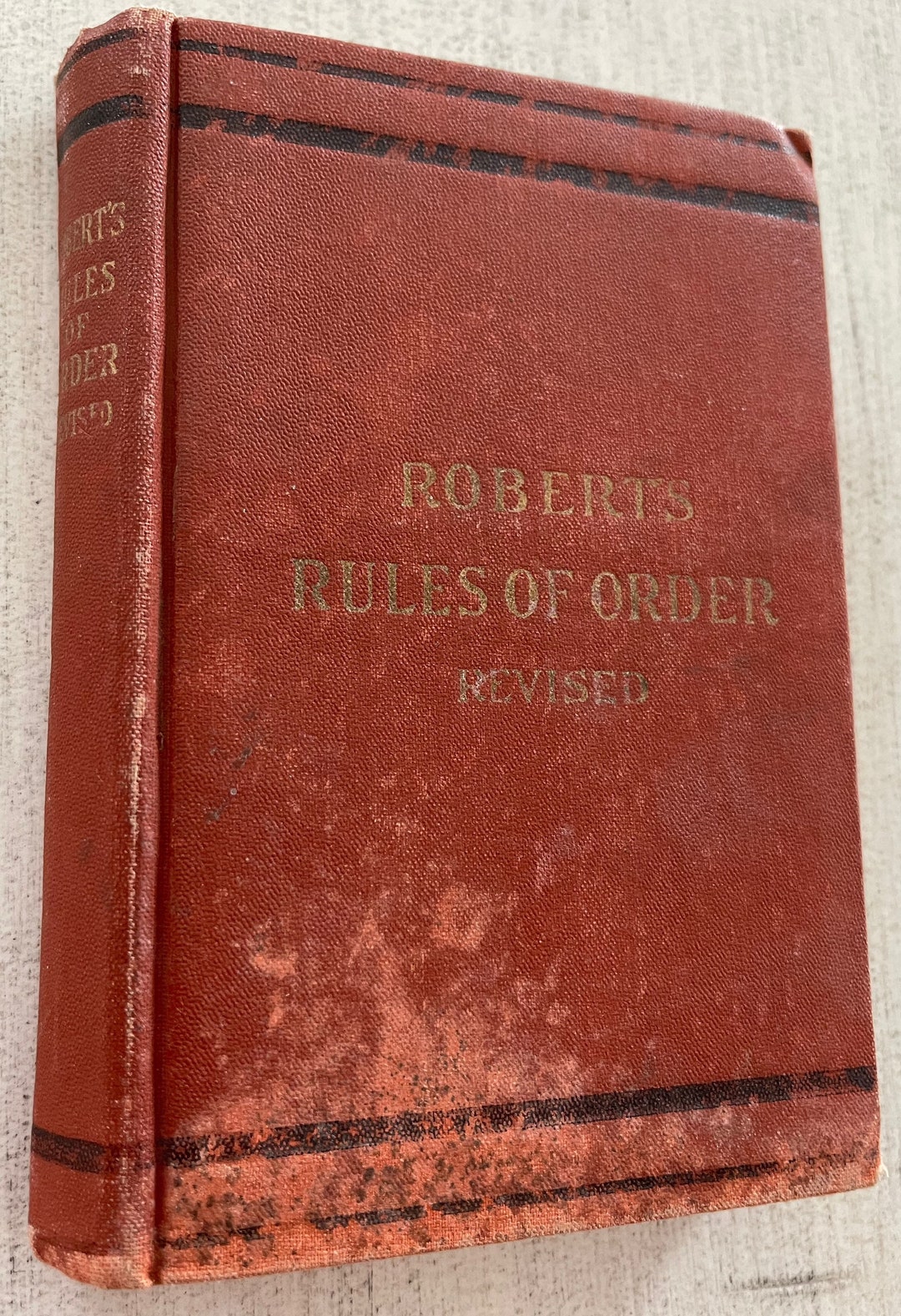 Robert's Rules of Order Revised Vintage Hardbound Book Manual / by ...