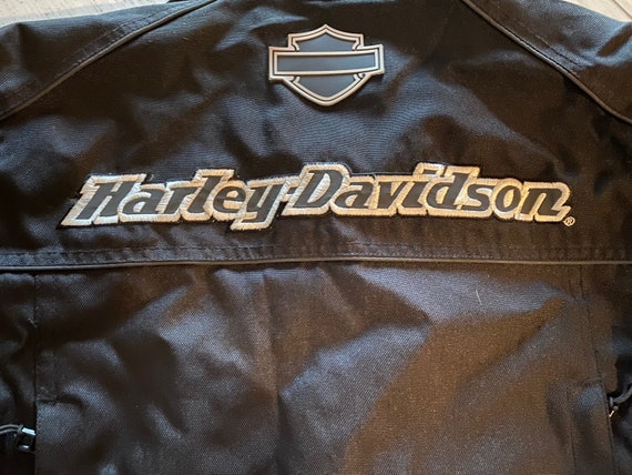Harley Davidson vintage motorcycle riding jacket / bl… - Gem