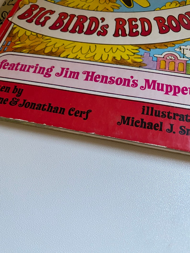 Big Bird's Red Book Little Golden Book Vintage Book / Jim - Etsy