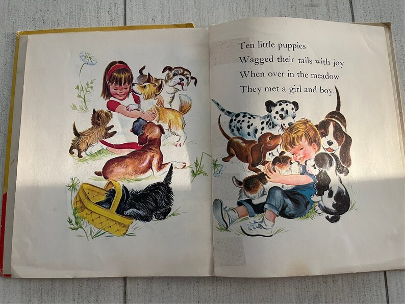 Count the Puppies Vintage 1966 Book / Carolyn Dee / Illustrated Mary ...