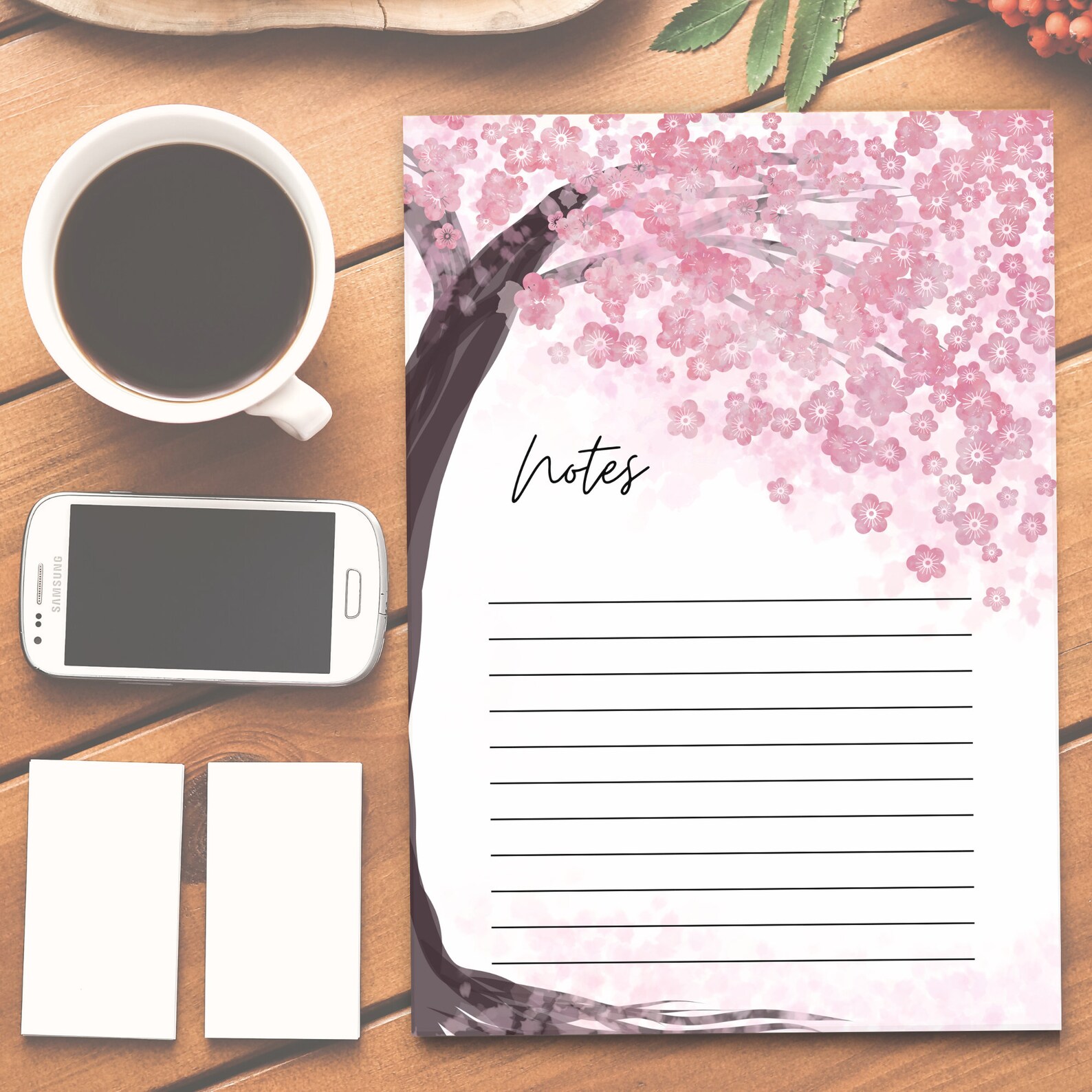 Cherry Blossom Sakura Pink Planner Printable, Daily, Weekly, Monthly ...