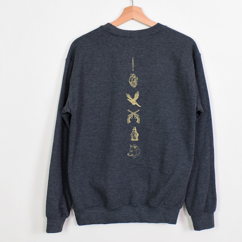 Six of Crows Sweatshirt, No Mourners No Funerals, Ketterdam Crow Club ...