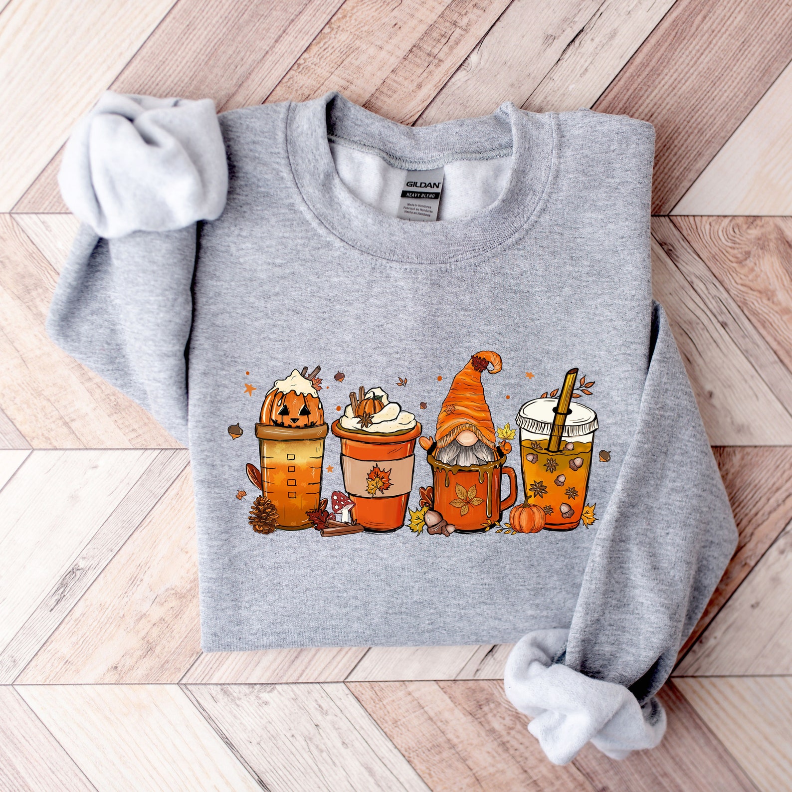 Fall Coffee Sweatshirt, Fall Sweater, Pumpkin Spice Sweatshirt, Cute ...