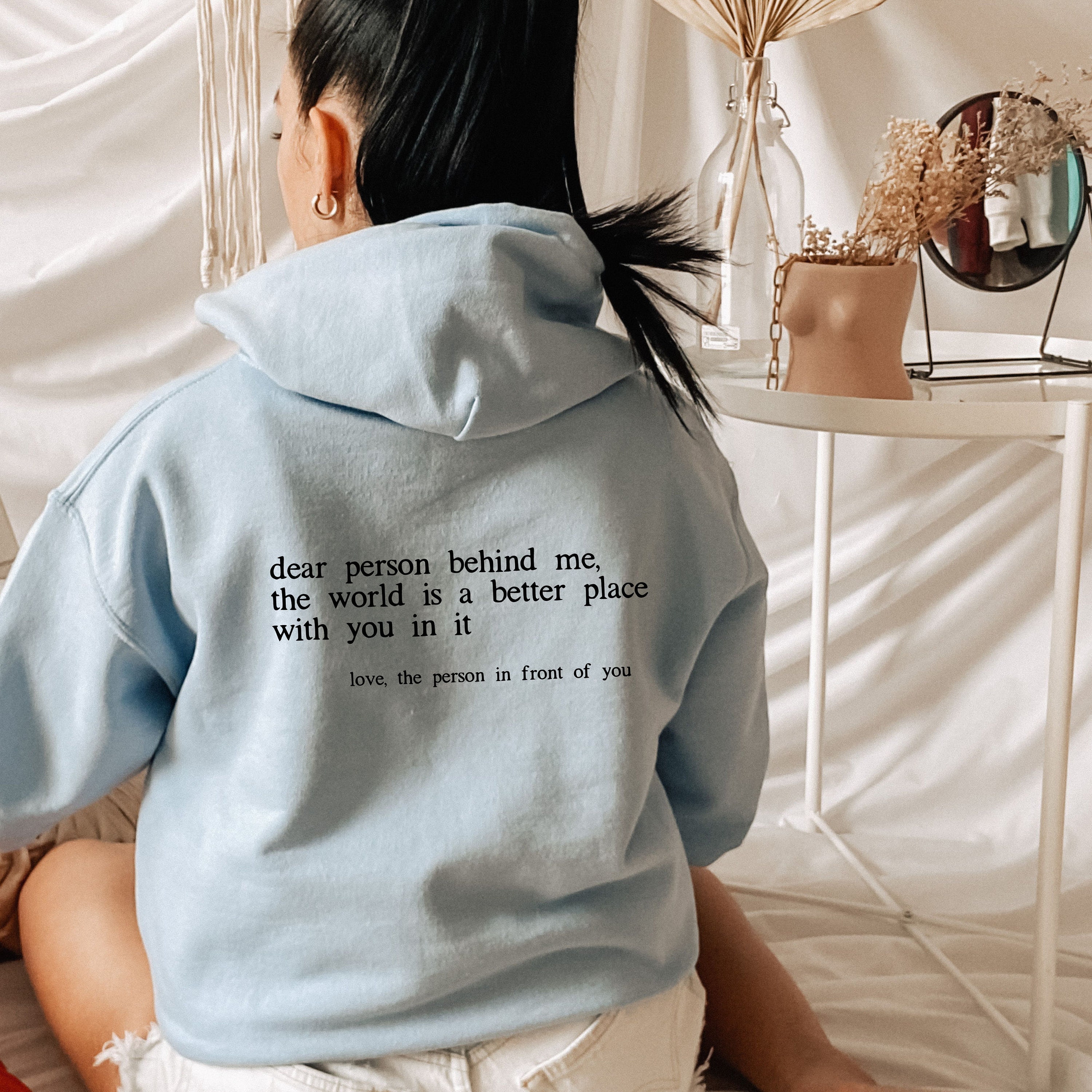 Dear Person Behind Me Hoodie Dear Person Behind Me - Etsy