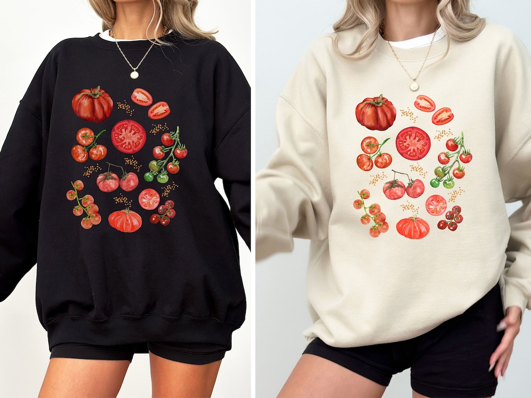 Tomato Sweatshirt, Tomato Girl Aesthetic, Tomato Sweater, Gift for ...