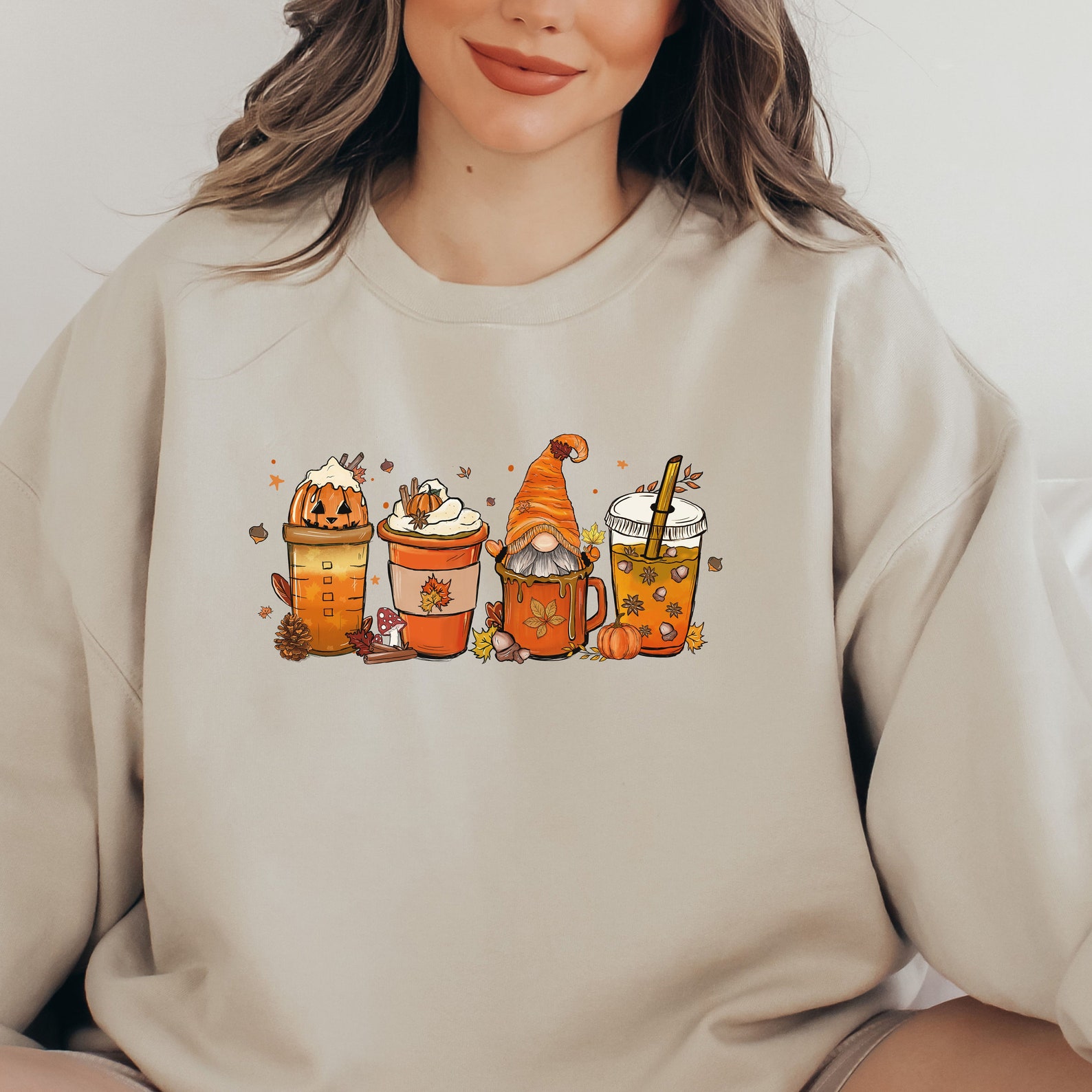 Fall Coffee Sweatshirt, Fall Sweater, Pumpkin Spice Sweatshirt, Cute ...
