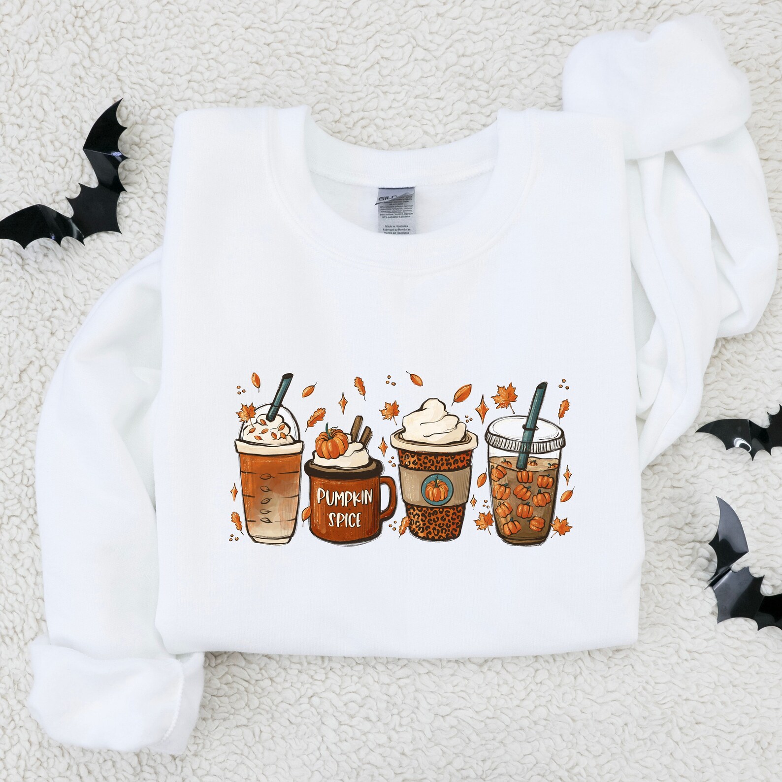 Fall Coffee Sweatshirt Fall Sweater Pumpkin Spice - Etsy