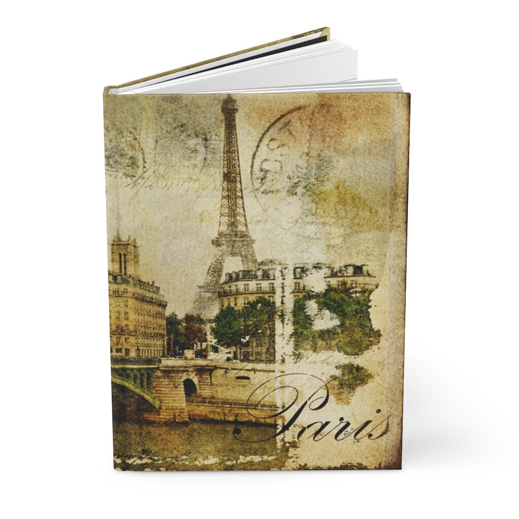 Vintage Paris Vintage Notebook Vintage Journal Gift for - Etsy
