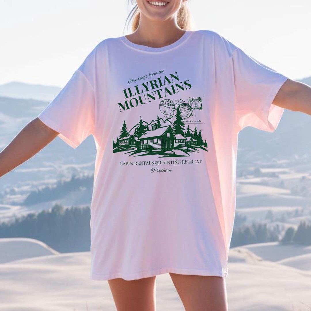 Illyrian Mountains Comfort Colors Shirt, Acotar Shirt, Night Court ...